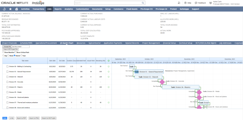 Project Procurement Module for NetSuite | ProScope