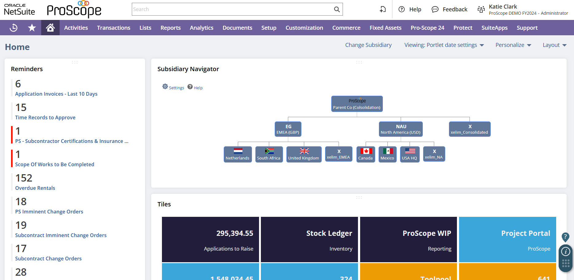 NetSuite for Construction Companies | ProScope
